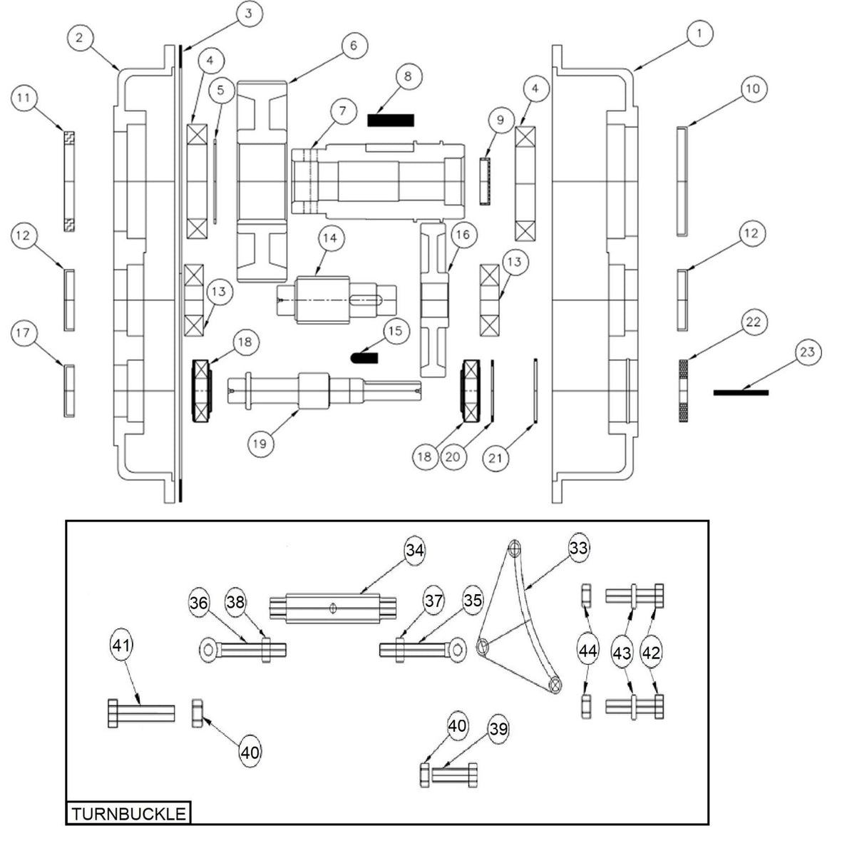 TORQUE ARM - RIGHT HAND - M12 (NEW GEARBOX) – RDSI