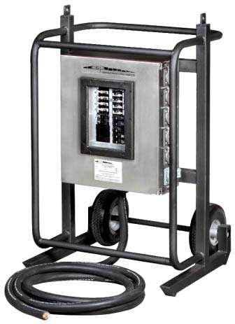 power distribution cart 3 phase 100 AMP 120/208 – RDSI